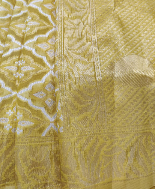Yellow Chanderi 12AUG14E – Jabita's Choice