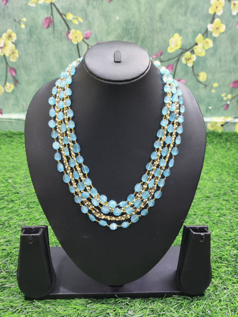 Light Blue Jewellery Set 24JAN6E – Jabita's Choice